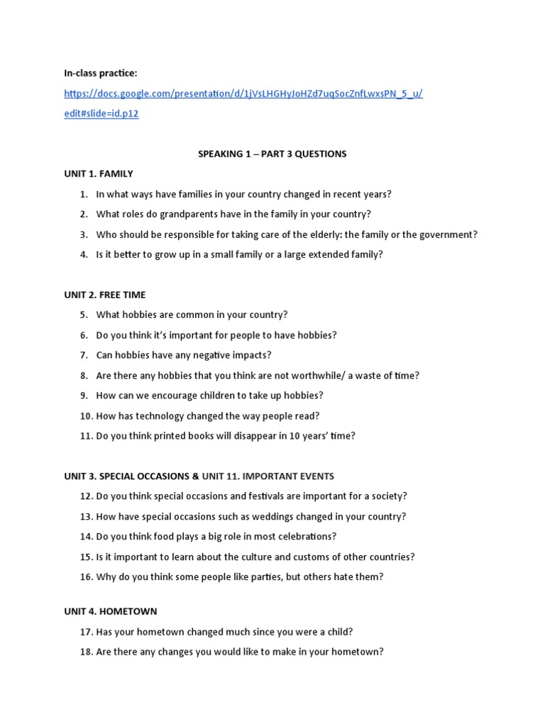 NOI1. W9S2 (P3 Questions) | PDF | Teachers