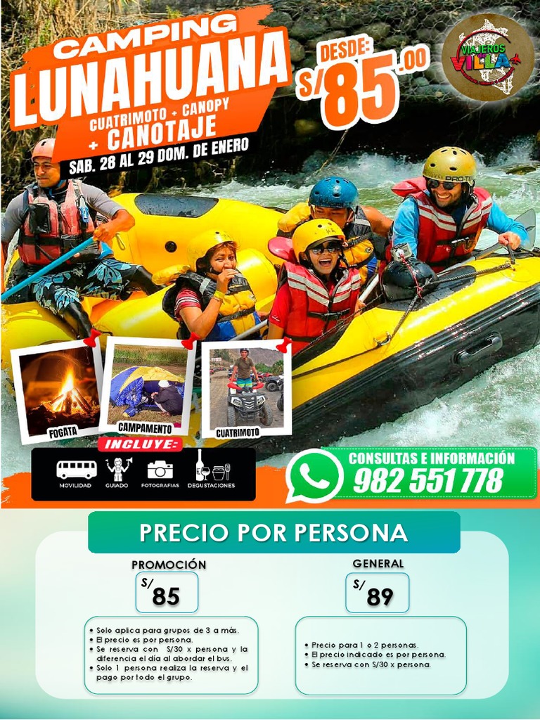 Itinerario Lunahuana | PDF