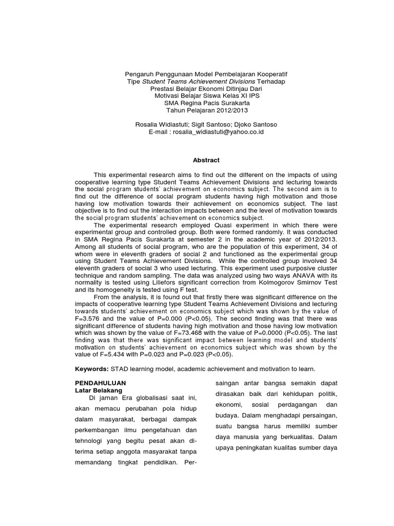 Garuda 1419686 | PDF | Experiment | Statistics