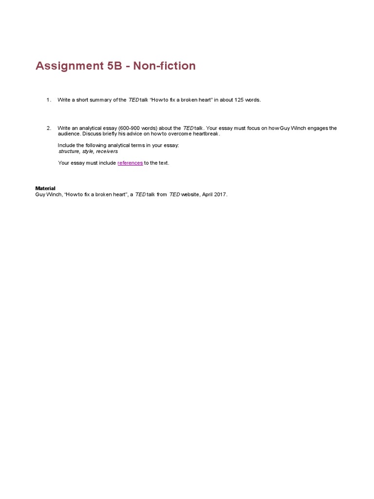 Assignment 5B | PDF | Career & Growth