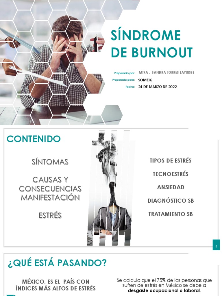 Sindrome de Bounaut | PDF | Estrés (biología) | Burnout ocupacional