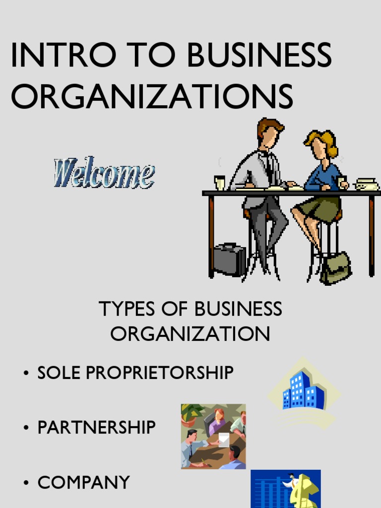Types of Business Organizations Explained | PDF | Finance & Money ...