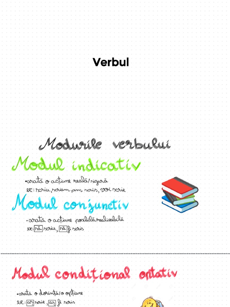 Modurile Verbului | PDF