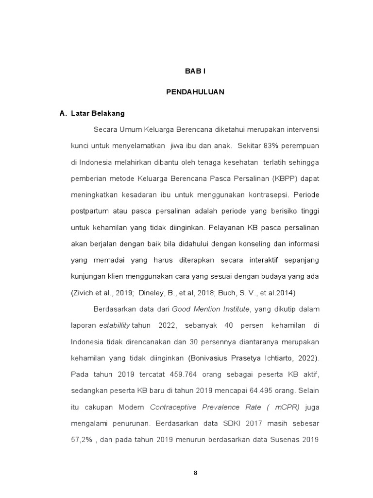 Bab I - Bab III SKB-KB | PDF | Kesehatan Holistik