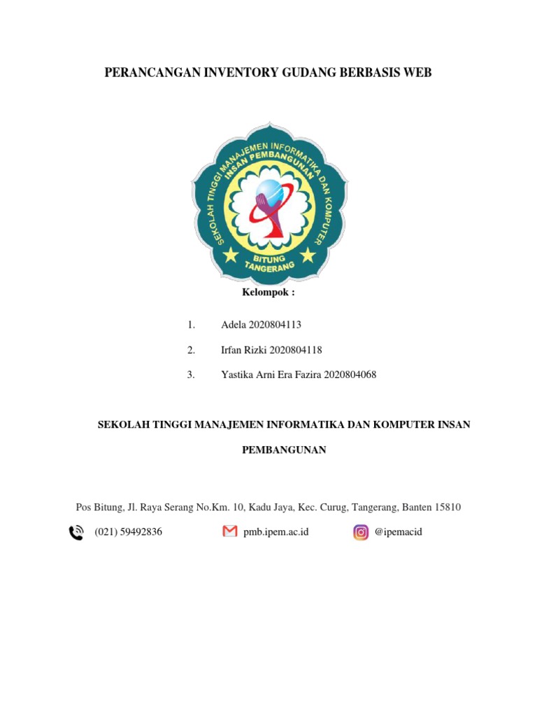 Sistem Inventory Gudang Berbasis Web | PDF