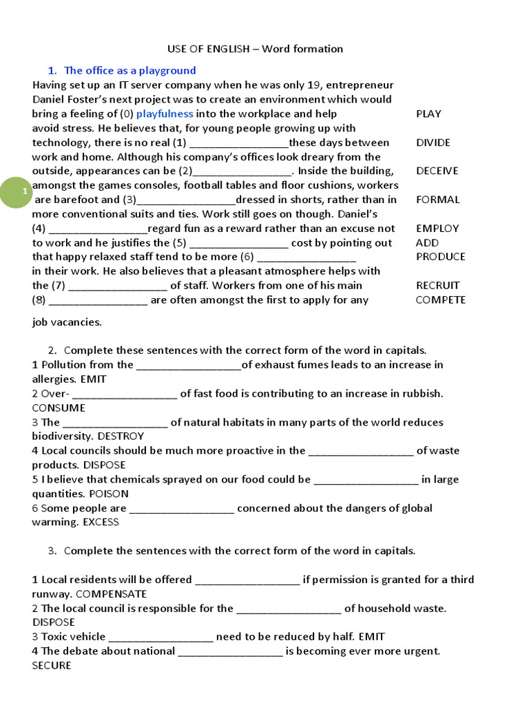 Use of English Part 3 Ae | PDF