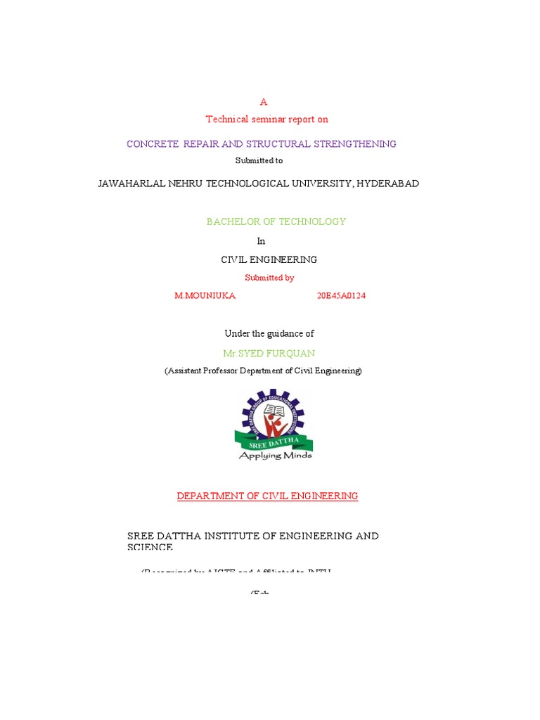 Seminar | PDF | Academia | Engineering