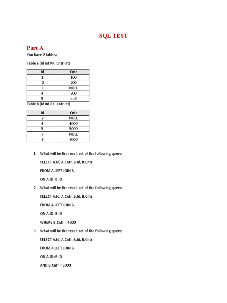 Data Engineer SQL Assignment | PDF | Computer Programming | Computer ...