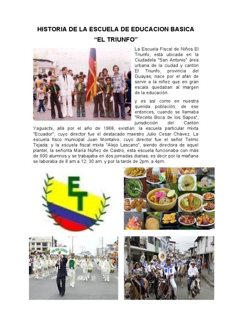 Historia de La Escuela de Educacion Basica | PDF