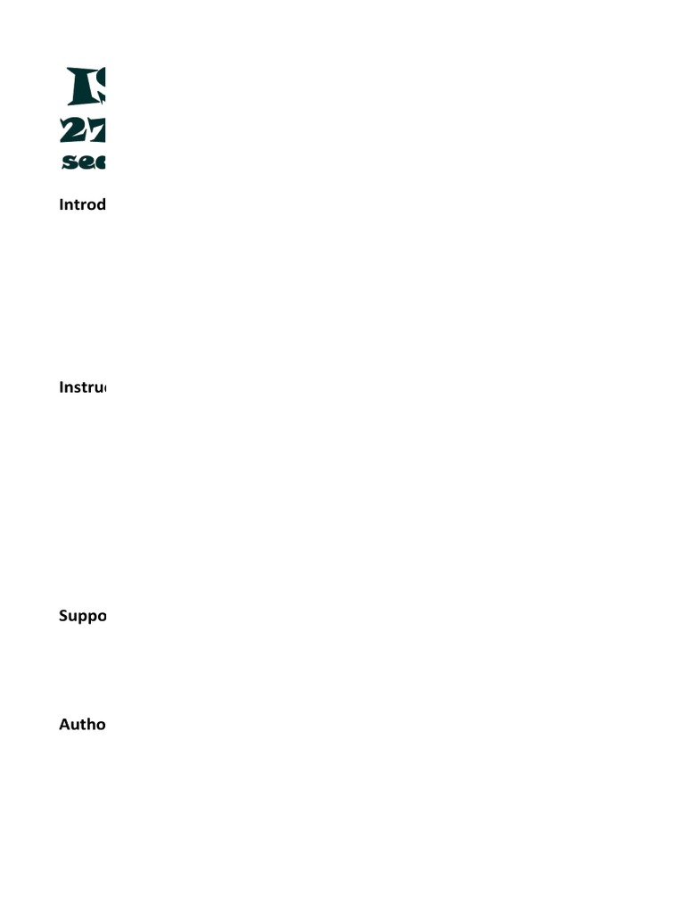 ISO27k ISMS 8.1 Implementation Project Estimator 2022 | PDF ... ISO27k ISMS 8.1 Implementation Project Estimator 2022 | PDF ...