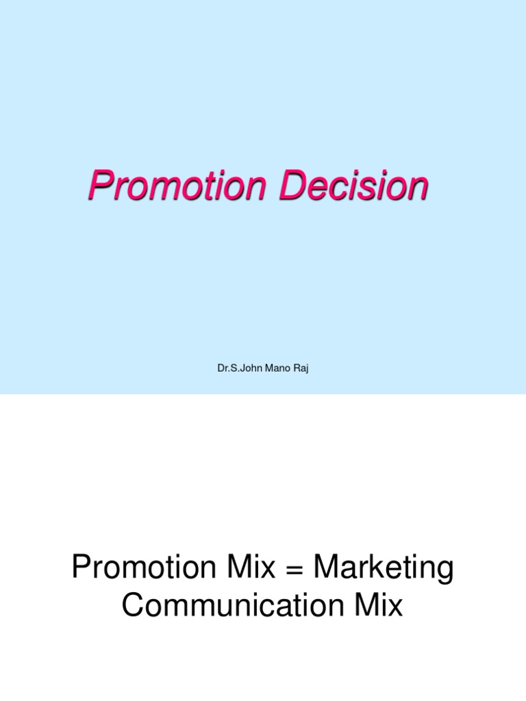 Promotion Mix Strategy For Rural Pdf Marketing Sales