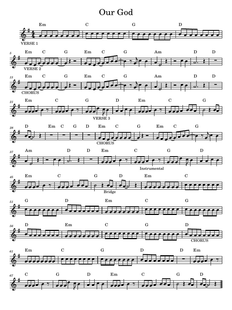 Our God | PDF