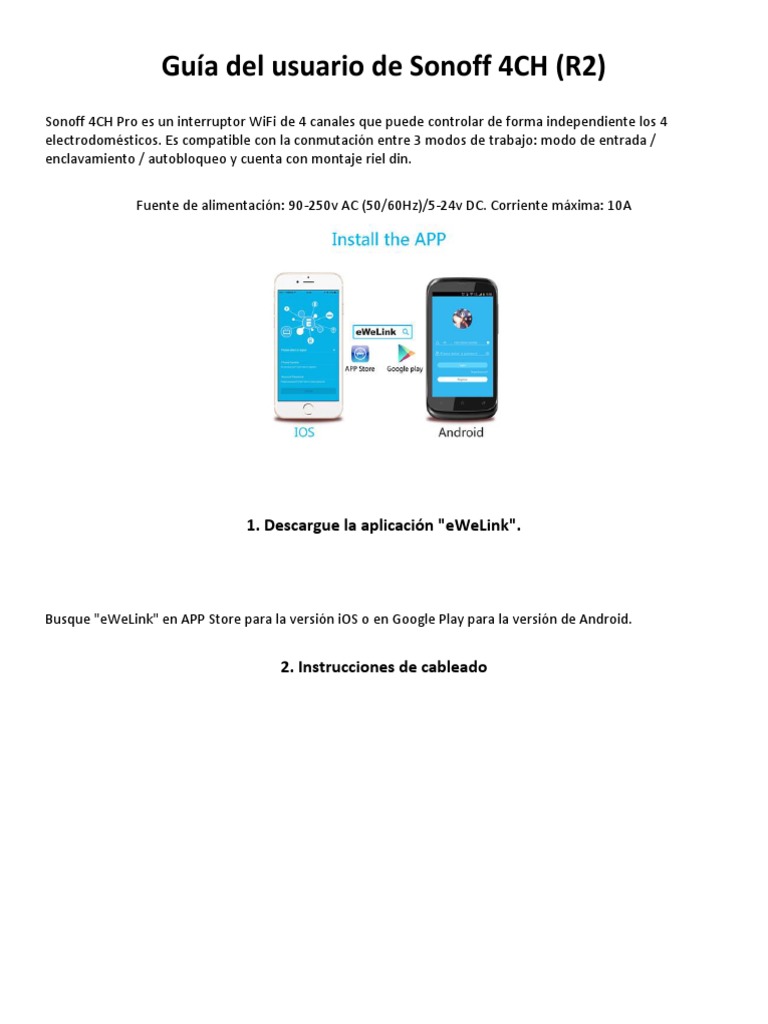 Manual Sonoff | PDF | Wifi | Enrutador (Computación)