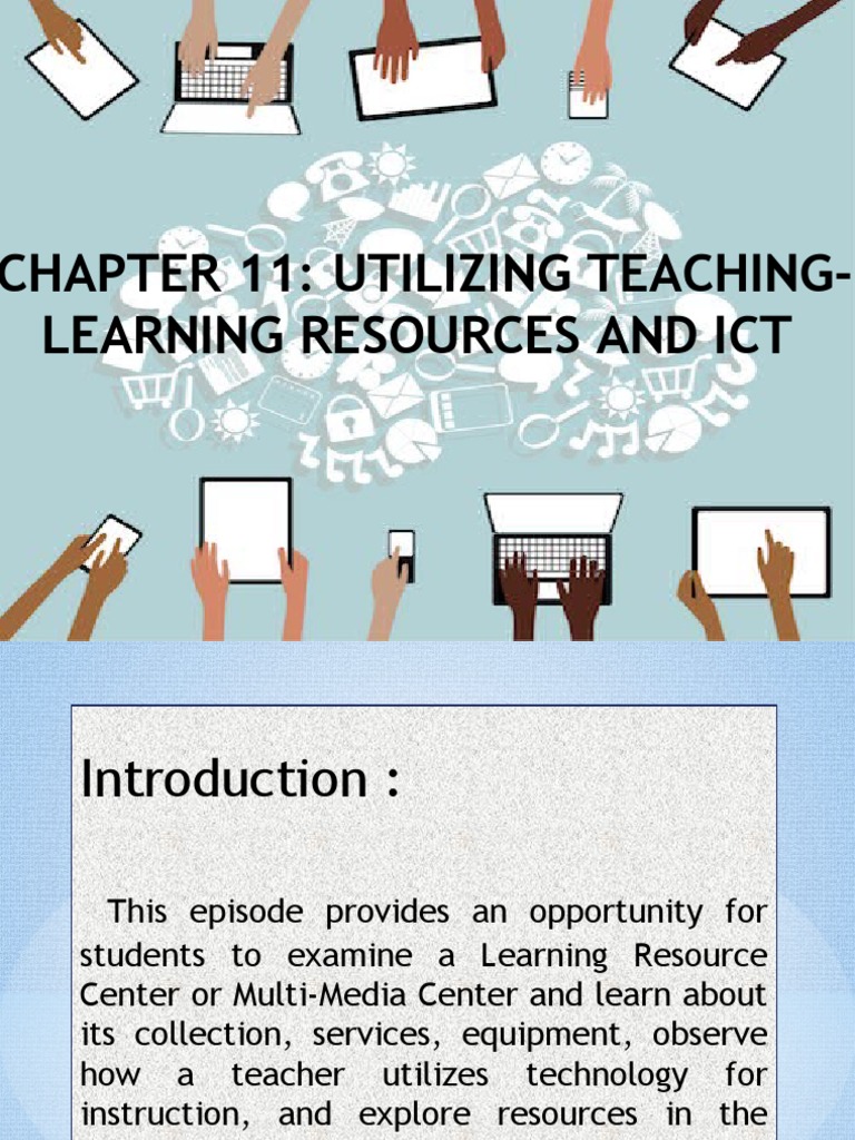 Utilizing Teaching Learning Resources and Ict 2 | PDF | Educational ...