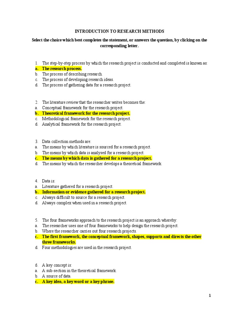 Introduction To Research Methods | PDF | Theory | Data