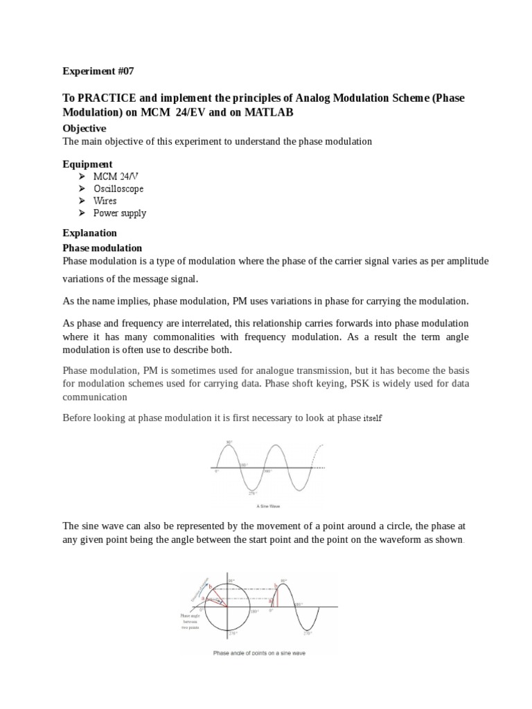 Cs Exp 7-14 | PDF | Modulation | Detector (Radio)