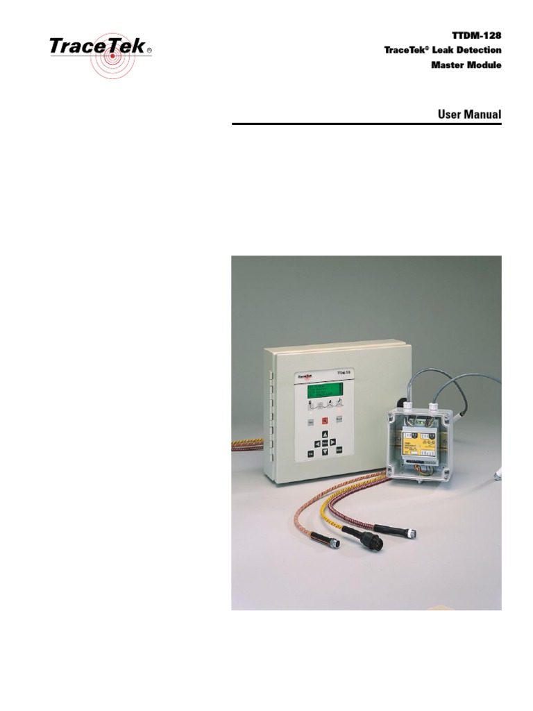 TTDM 128 Tracetek Leak Detection Master Module Use 5ac268ef1723ddec3f378eb4 | PDF | Menu ...