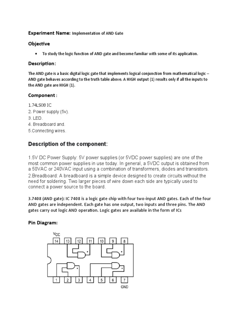 Report | PDF | Logic Gate | Electronic Circuits