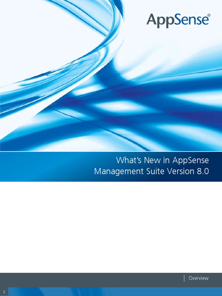 What'S New in Appsense Management Suite Version 8.0 | PDF | Computer Data | Computer Networking