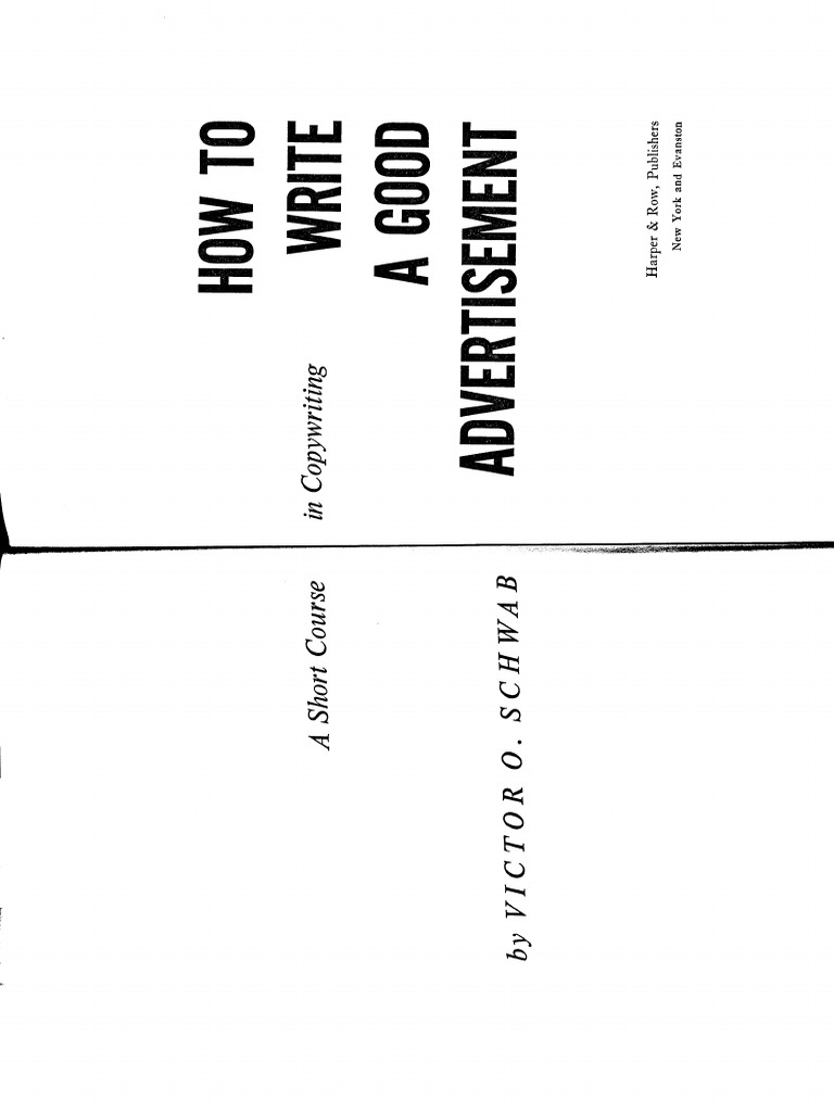 How To Write A Good Advertisement (001-060) | PDF