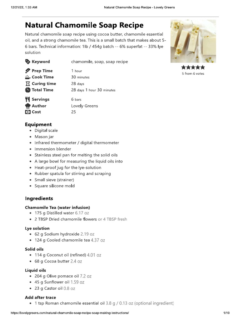 Chamomile | PDF