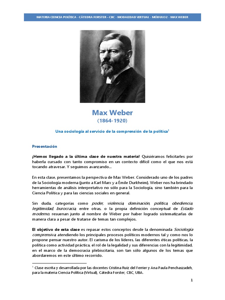13 - Max Weber | PDF