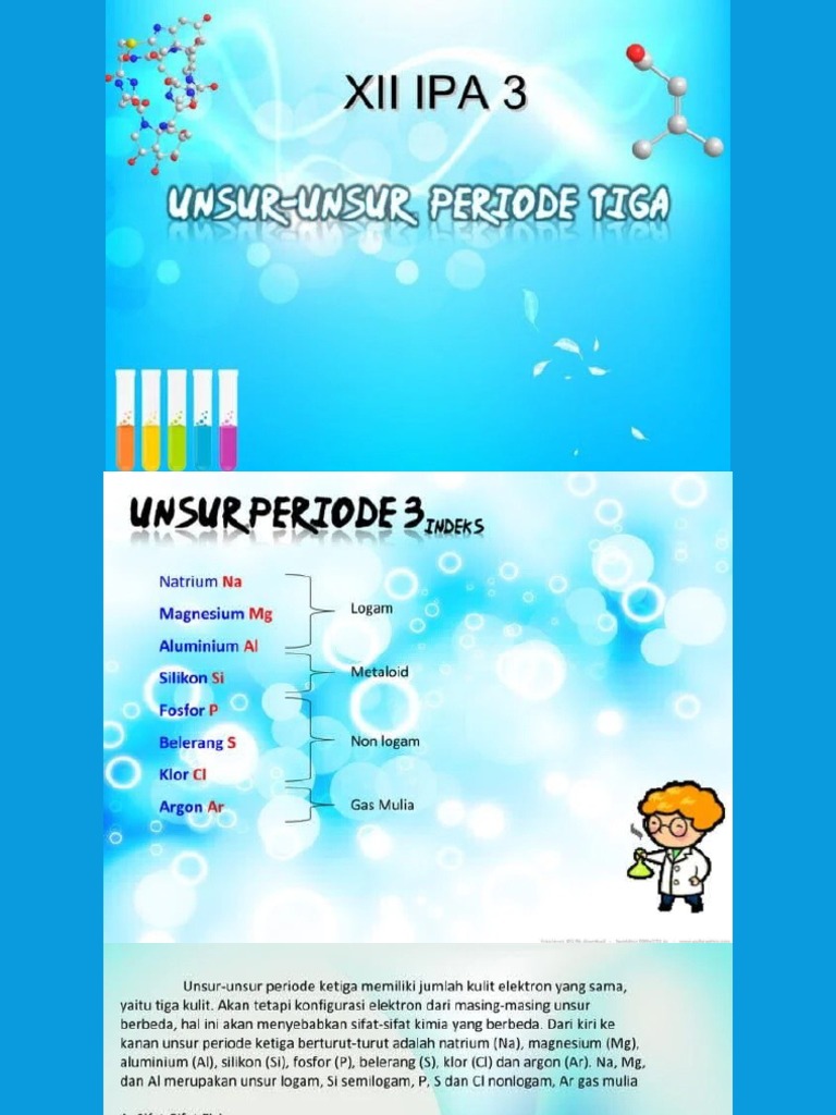 Unsur-Unsur Periode 3 | PDF