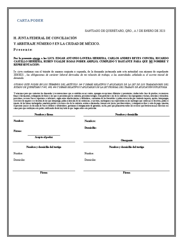 Carta Junta | PDF | Ley Pública | Justicia