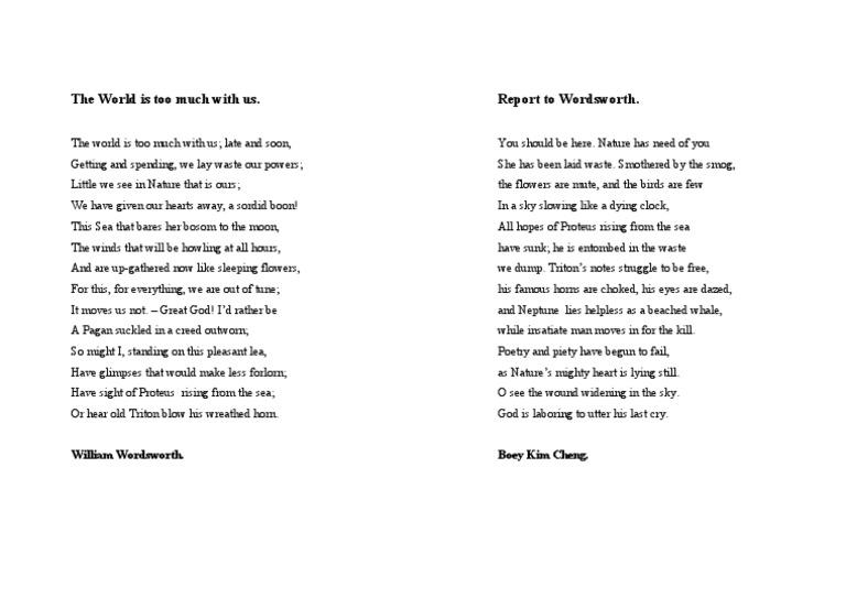 Kim Cheng & Wordsworth | PDF