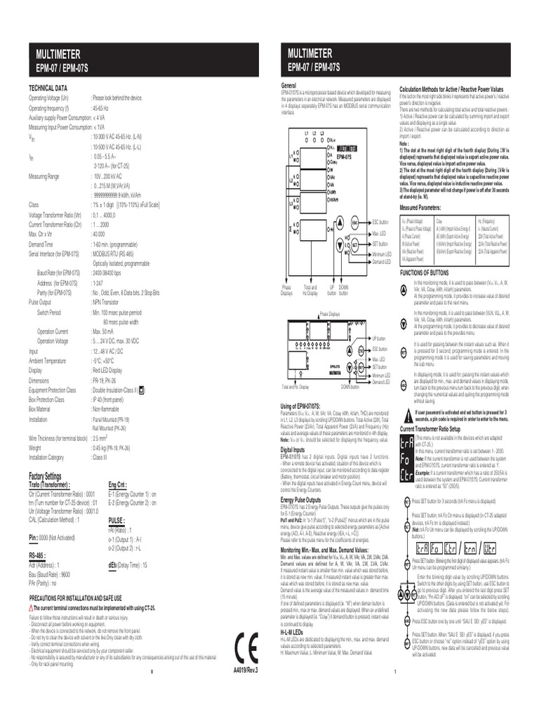 EPM-07S Solar Energy Overview | PDF | Ac Power | Alternating Current