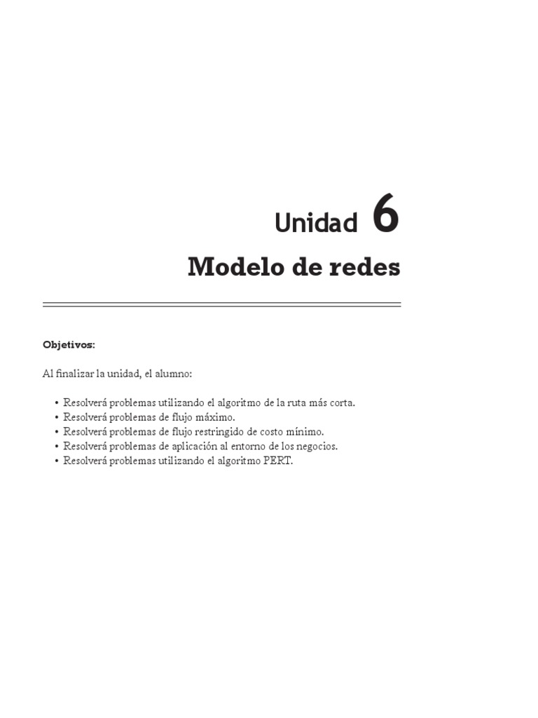 U5 Teoría de Rdes | PDF | Algoritmos | Transporte