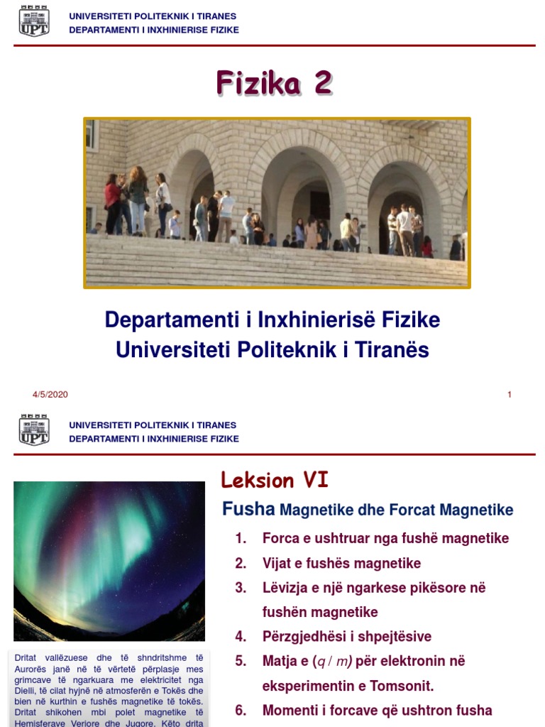 Fizika 2 (Leksion 7) - DIF - UPT | PDF