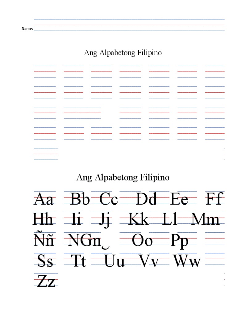 Alpabetong Filipino | PDF