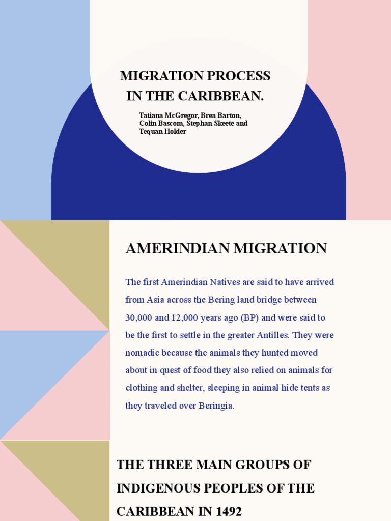 Migration Process in The Caribbean | PDF | Atlantic Slave Trade ...