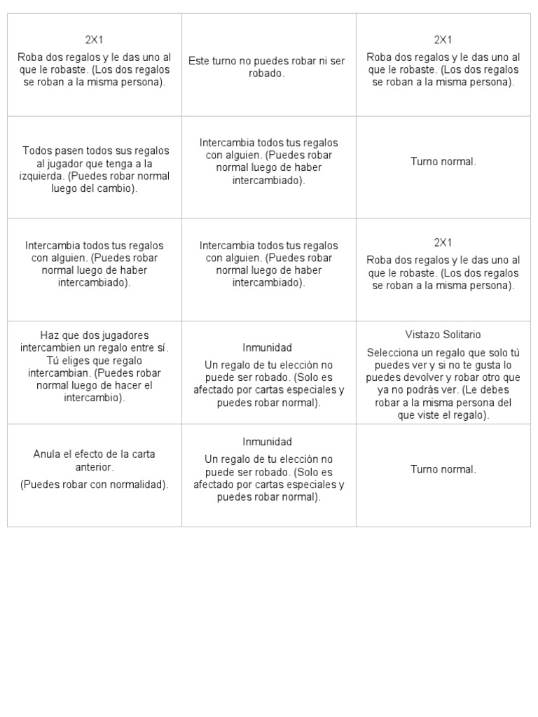 Cartas Regalo robado | PDF