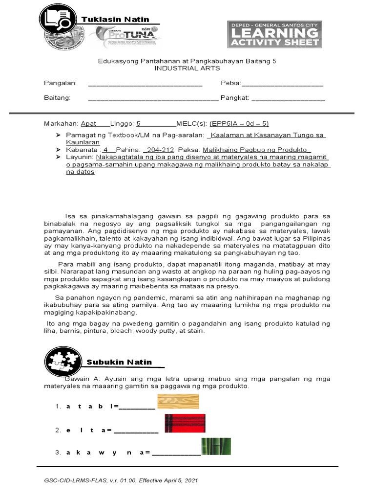 Epp 5 - Ia-Q4-W5-Latorza | PDF
