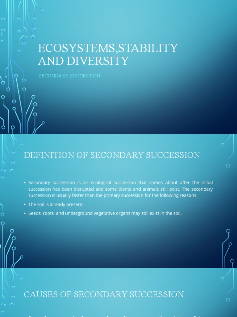 Ecosystems, Stability and Diversity | PDF | Home & Garden