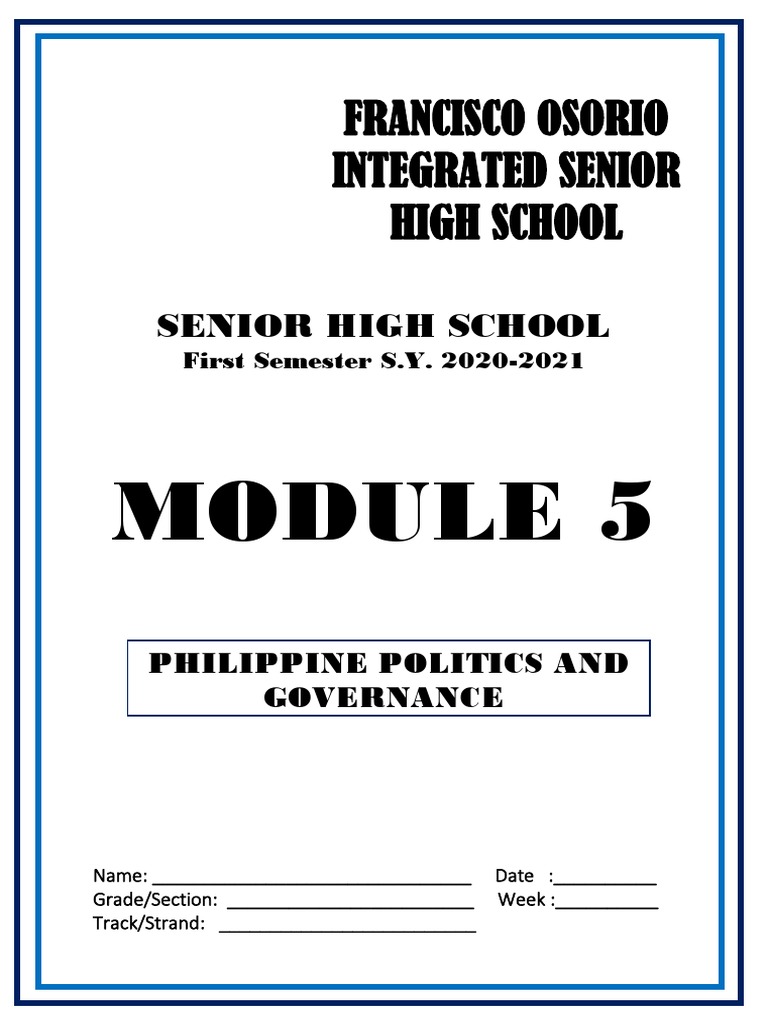 PolSci Module5 | PDF | Philippines