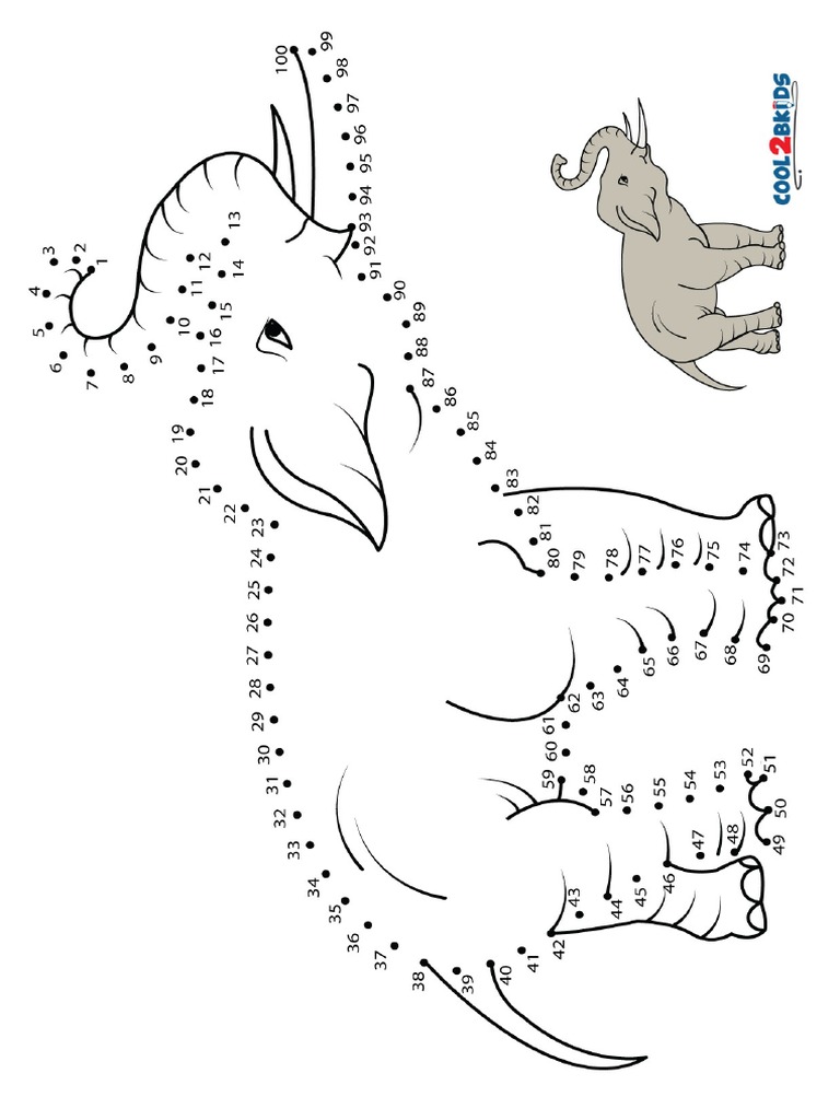 Free Printable Dot To Dot Worksheets 1 100 | PDF