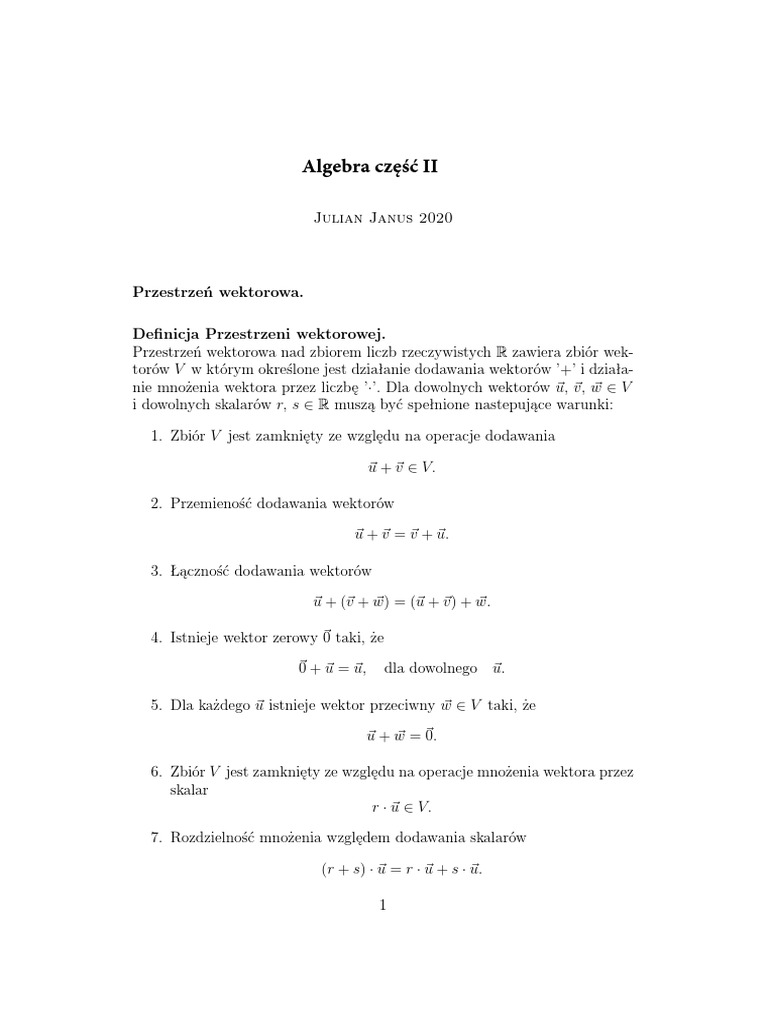 Algebra II | PDF