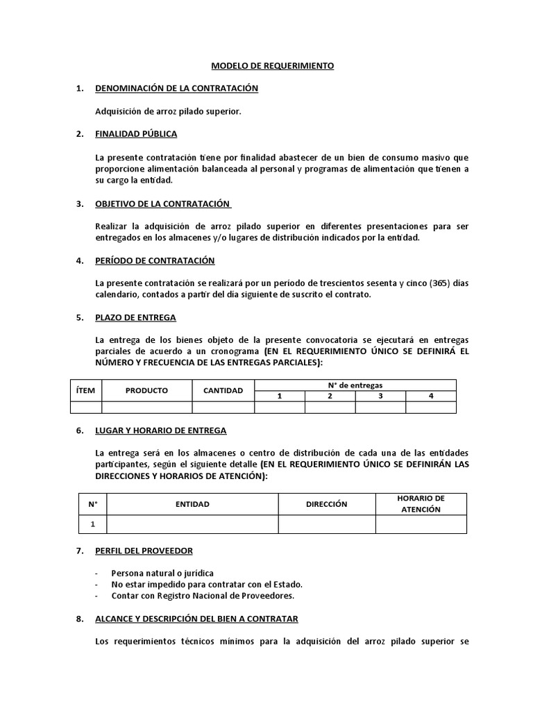 Contratación de Arroz Pilado Superior | PDF | Análisis de Riesgo y ...
