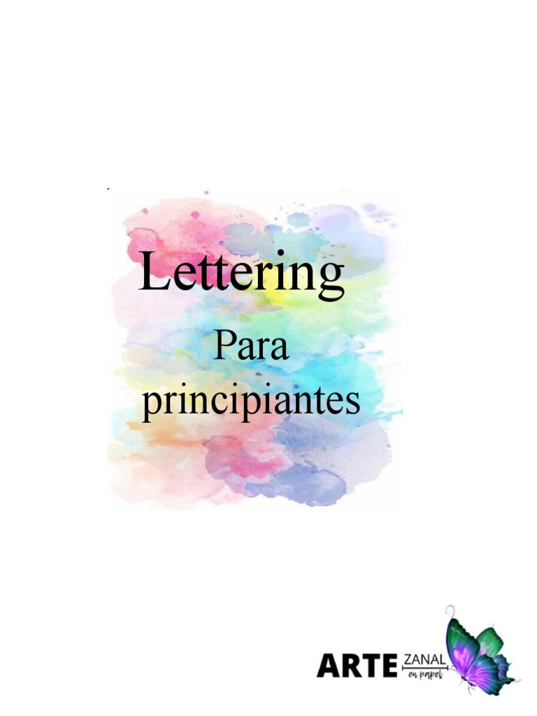 Lettering Principiantes | PDF | Caligrafía | Tipografía
