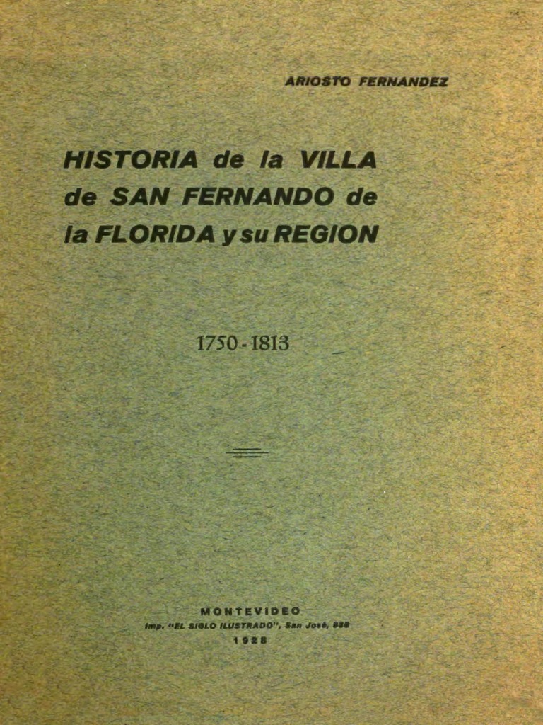 Historia Villa San Fernando Florida Region | PDF