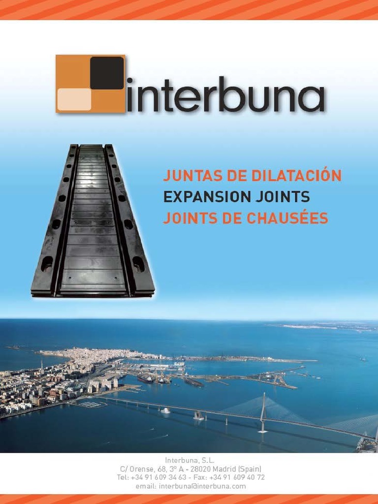 Interbuna Catalogo Juntas de Dilatacion | PDF