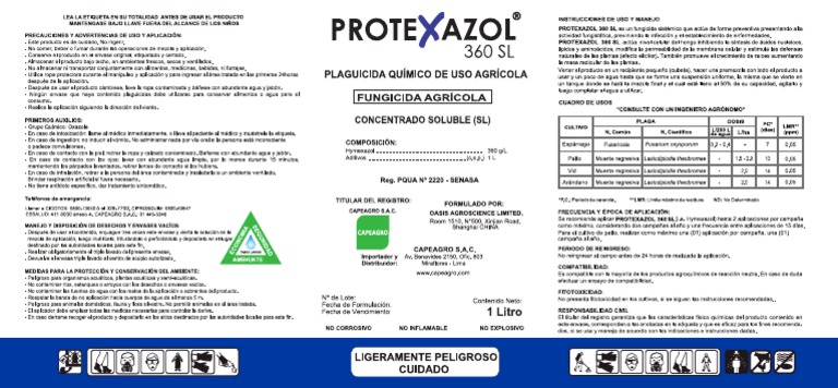 Protexazol 360 SL - Label 1 L | PDF