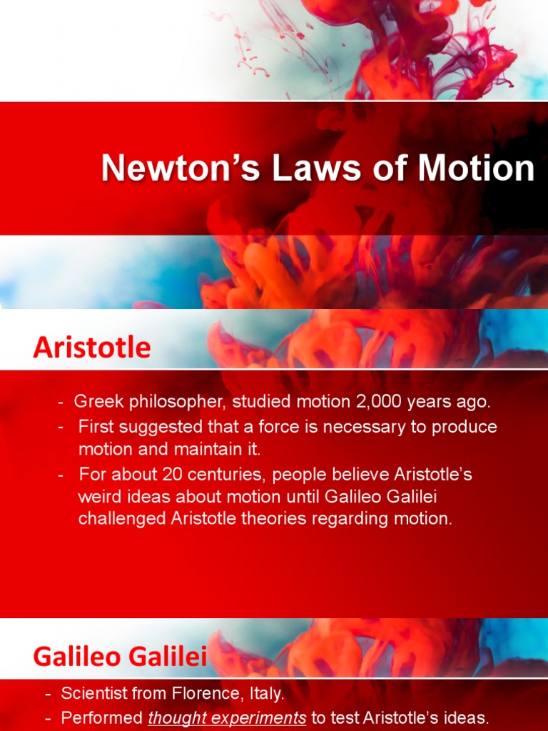 Physics Newton'sLawsofMotion | PDF | Force | Inertia