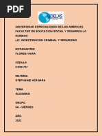Glosario de Términos Criminalísticos | PDF | Ciencia forense ...
