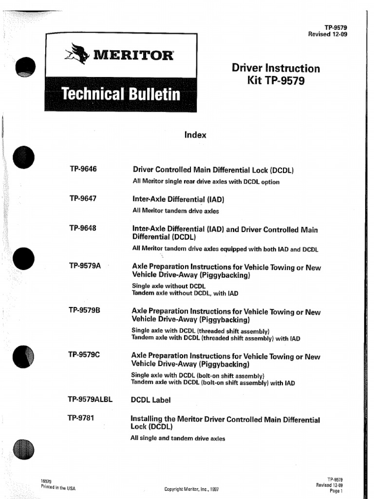 Driver Instruction Kit tp-9579 | PDF