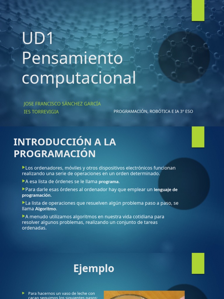UD1 Pensamiento Computacional | PDF | Algoritmos | Programación de computadoras