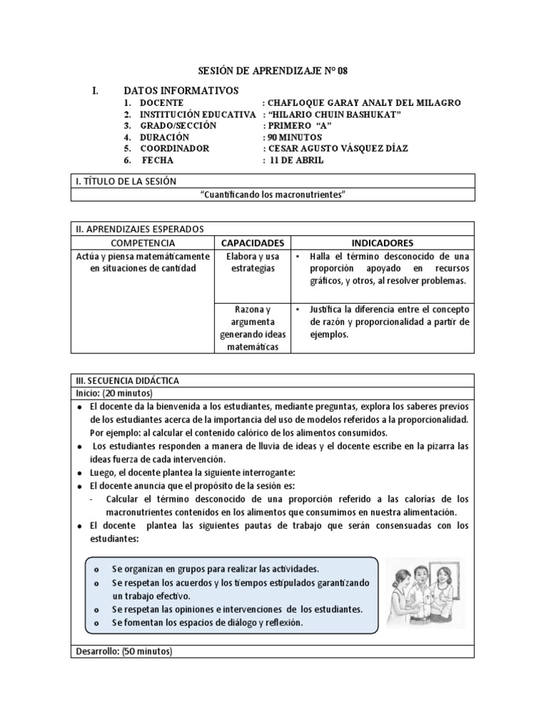 Mat1 U1 Sesion 06 | PDF | Caloría | Carne
